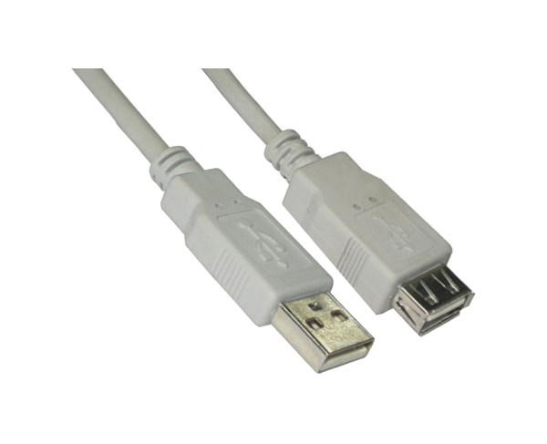 Кабель Atcom USB A-USB A, M-F 3м White (AT3790)