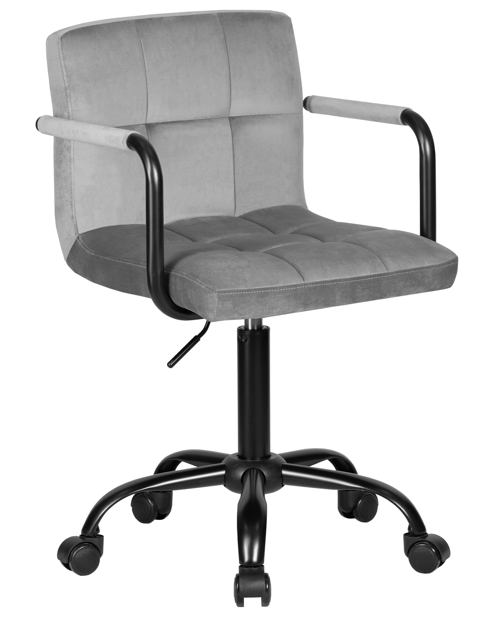 Офисное кресло для персонала DOBRIN TERRY Black LM-9400 серый
