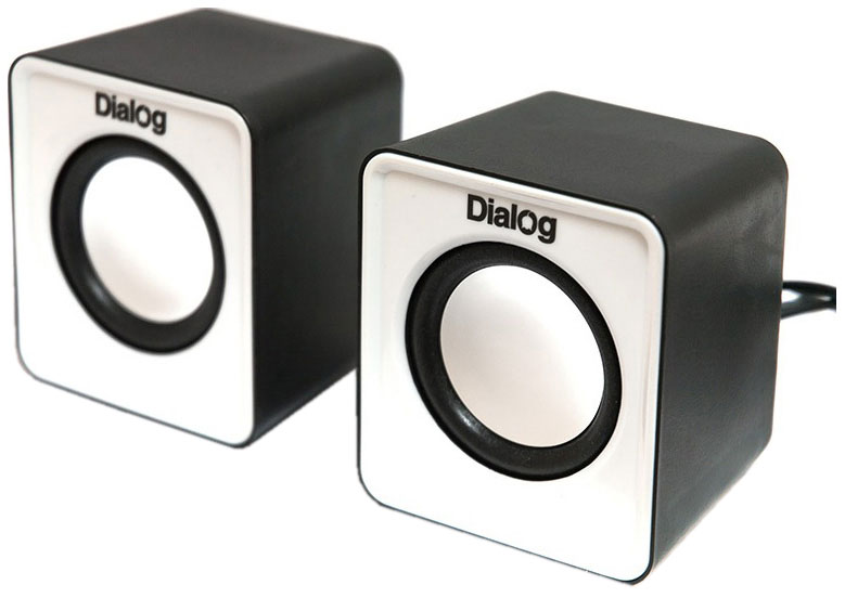 Колонки компьютерные Dialog Colibri AC-02UP Black/White