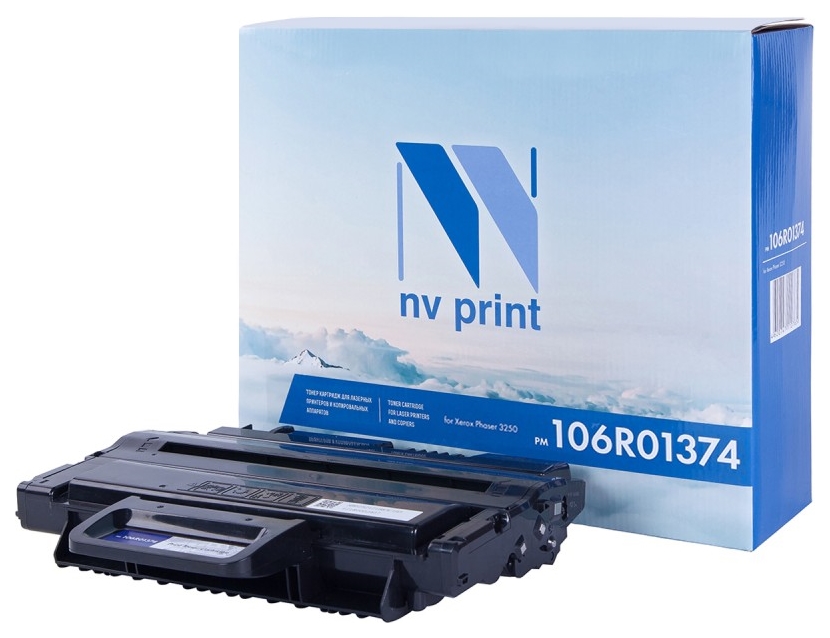 Картридж для лазерного принтера NV Print 106R01374, черный