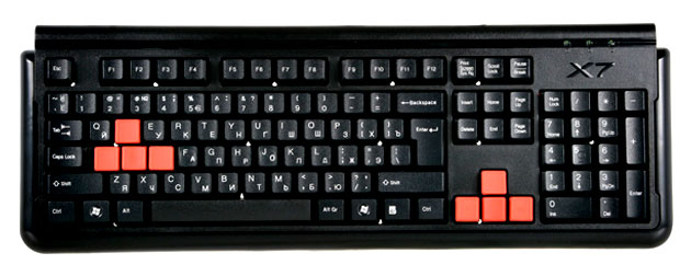 Проводная игровая клавиатура A4Tech Bloody G300 Black (511467)
