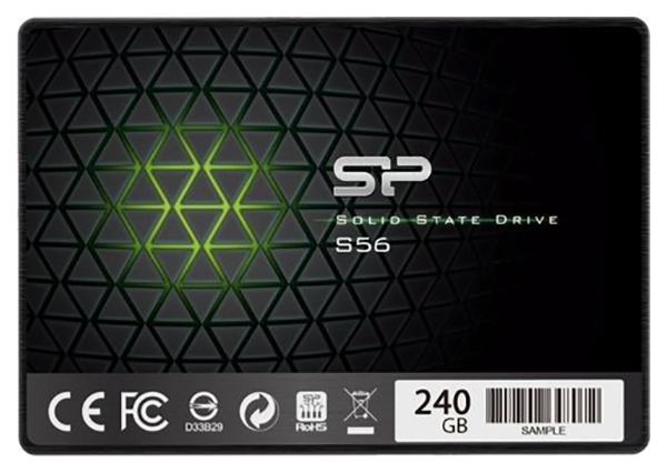 SSD накопитель Silicon Power Slim S56 2.5" 240 ГБ (SP240GBSS3S56B25RM)