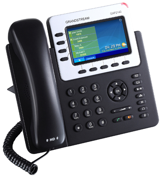 IP-телефон Grandstream GXP-2140 Black (GXP-2140)