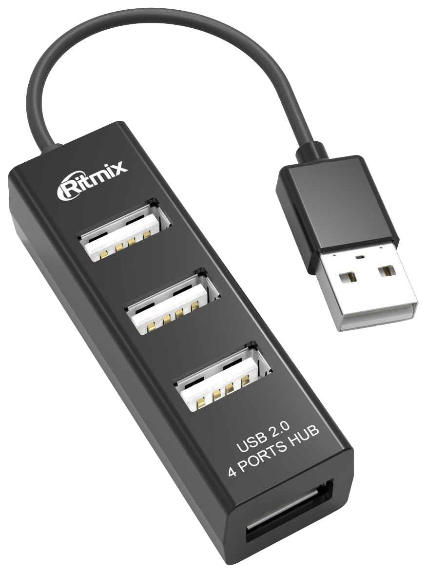 USB-концентратор RITMIX CR-2402 Black