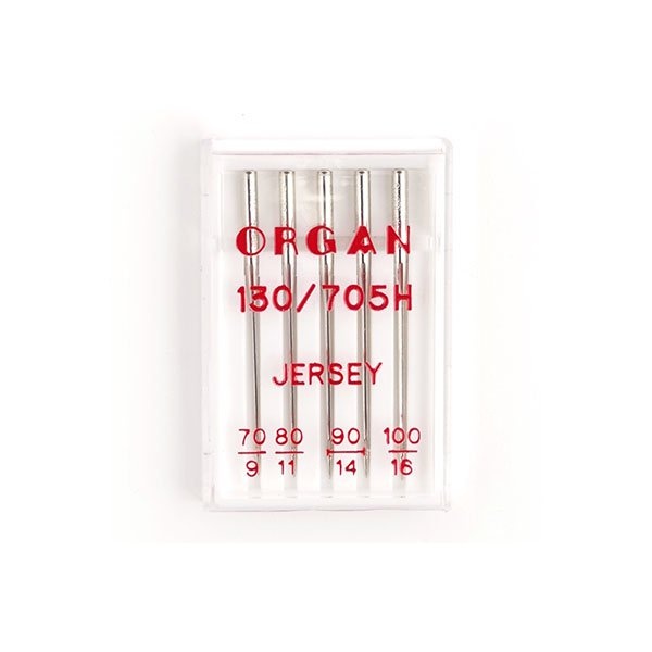 Иглы "Organ" джерси №70-100 для БШМ упак,5 игл