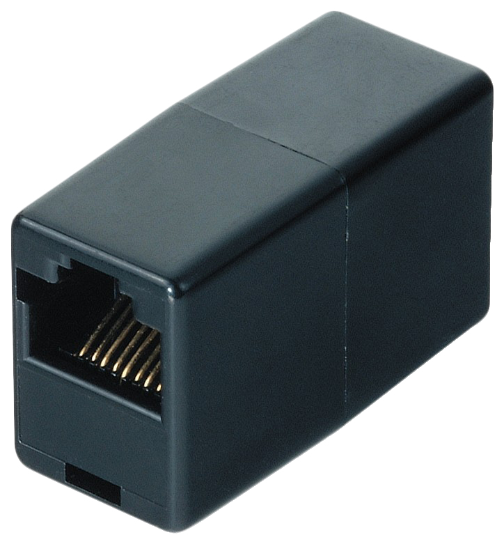 Переходник Hama RJ45-RJ45, F-F Black (H-44890)