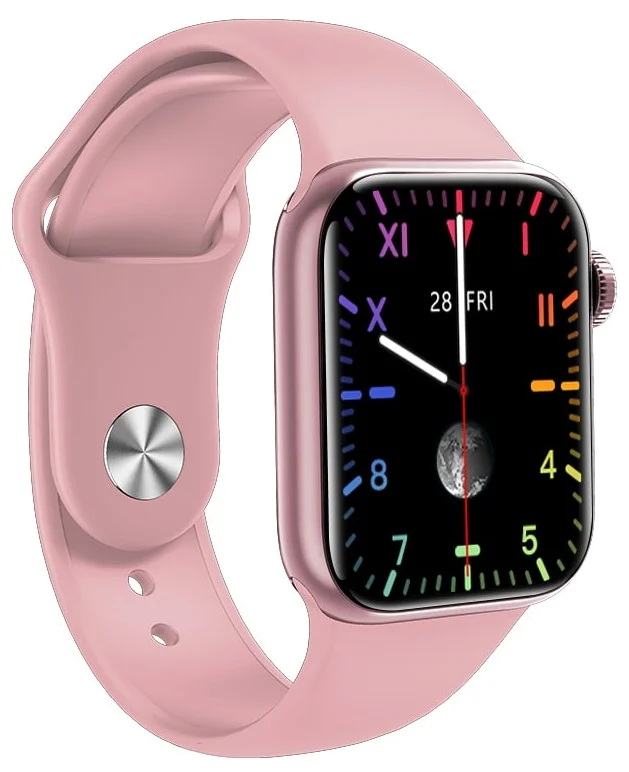 Смарт часы 2021, Smart Watch M16 Plus / Розовый