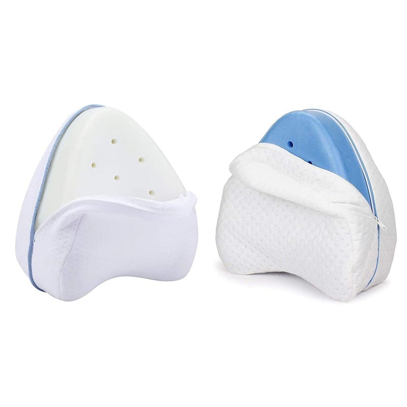 Подушка для сна ортопедическая с эффектом памяти для ног Baziator Leg Pillow BH0022 белая