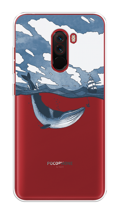 Чехол на Xiaomi Pocophone F1 "Большой кит"
