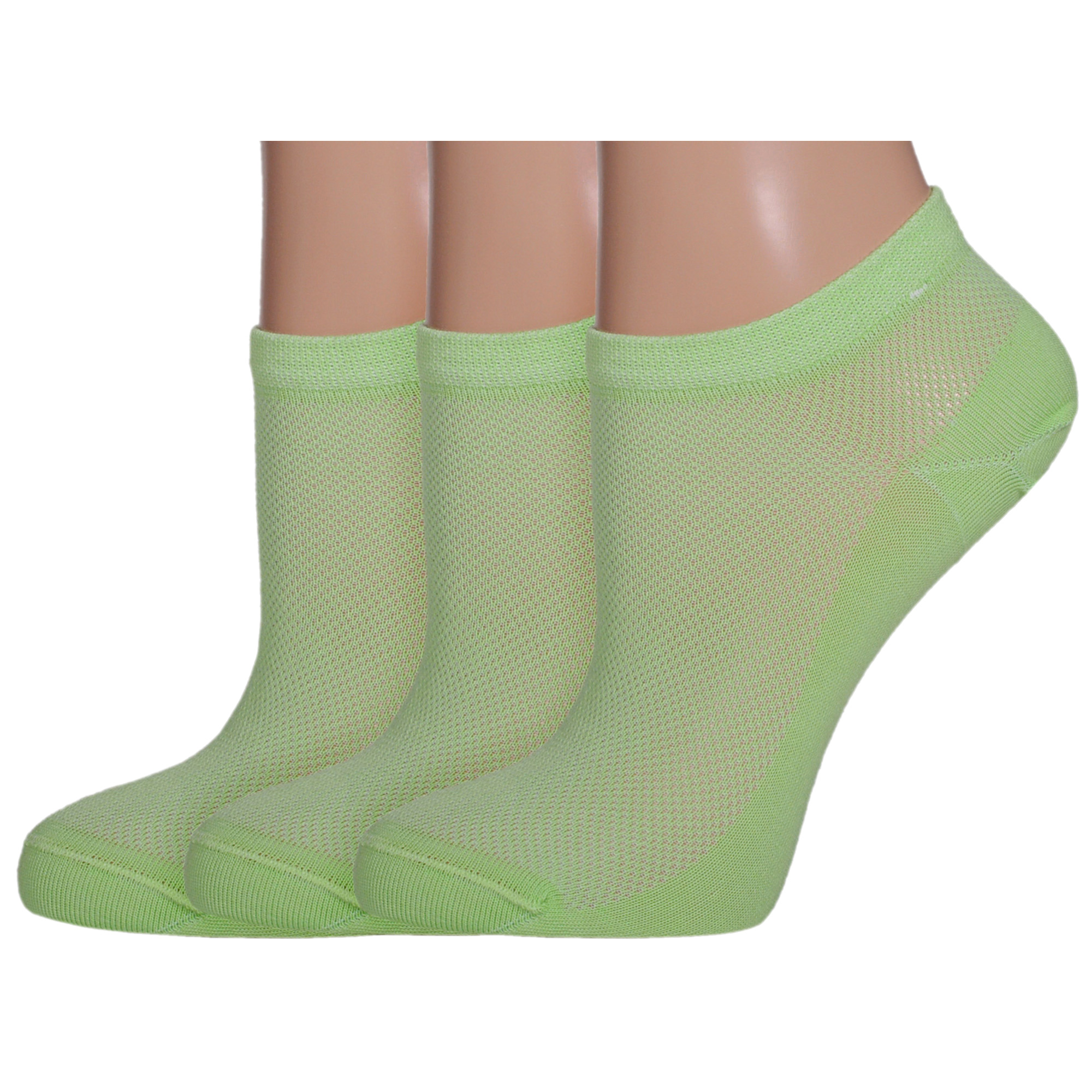 Комплект носков женских LorenzLine 3-Д8 зеленых 23
