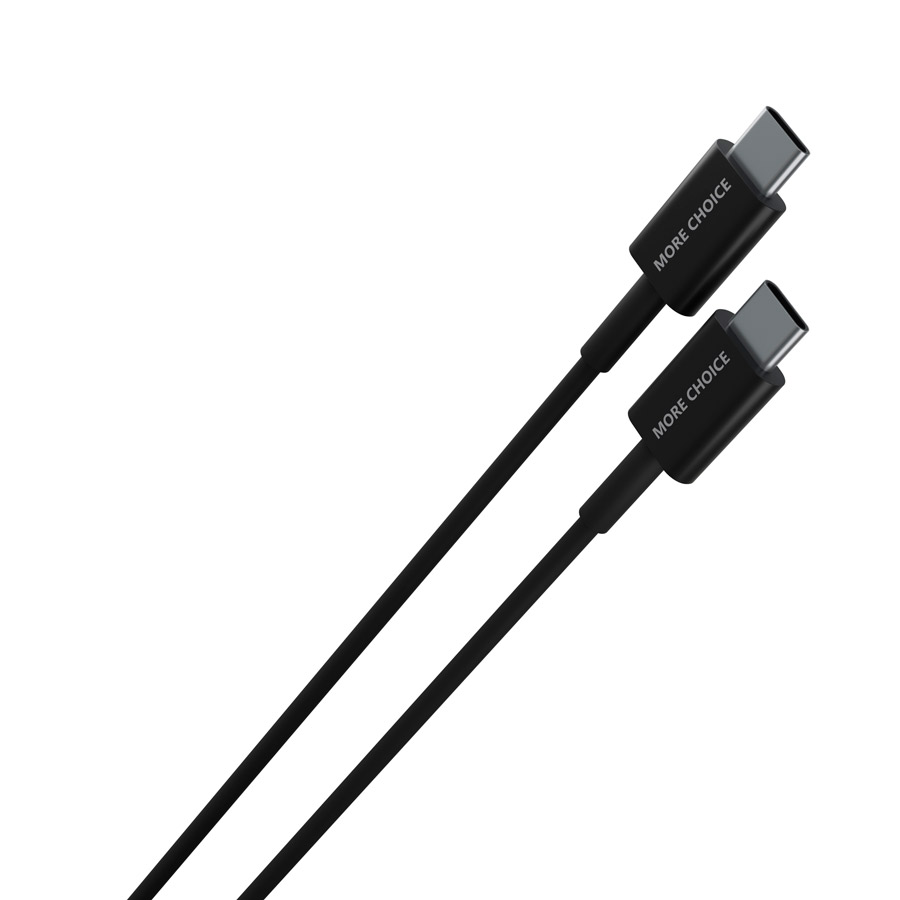 Дата-кабель More choice K71Sa Smart USB 3.0A PD 60W Type-C TPE 1м Black