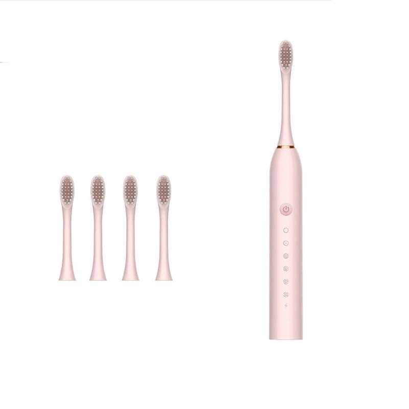 Электрическая зубная щётка Sonic Toothbrush ipx7 x3 Pink