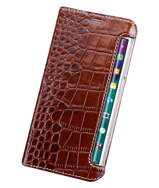 Чехол MyPads для Samsung Galaxy S6 Edge Plus SM-G928 Brown (16555)
