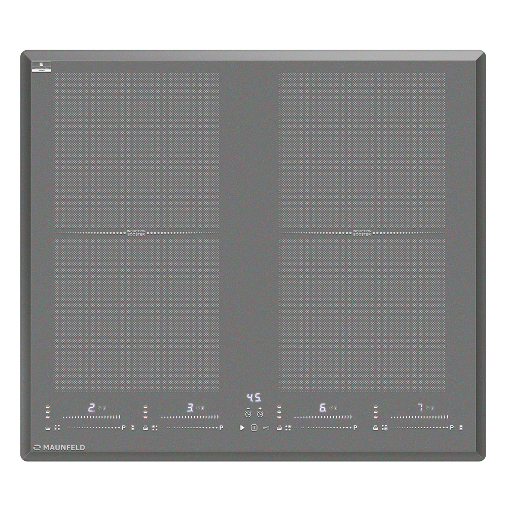 Встраиваемая варочная панель индукционная MAUNFELD CVI594SF2LGR серый