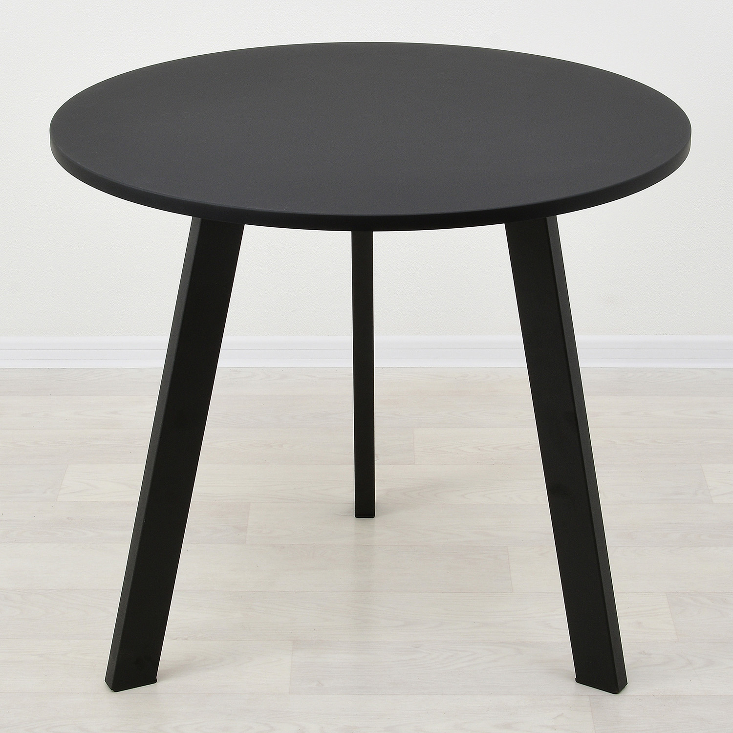 Кухонный стол Mebel Apartment Рондо 18 черный/черный D90