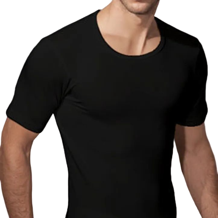 Мужское термобелье футболка с круглым воротом Doreanse 2870, размер S, черный