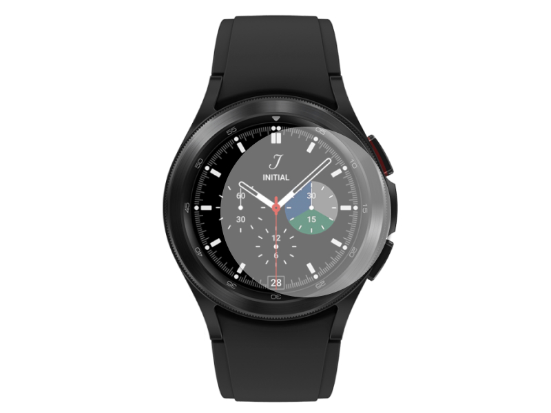 Гибридное защитное стекло LuxCase для Samsung Galaxy Watch 4 42mm Transparent 84253