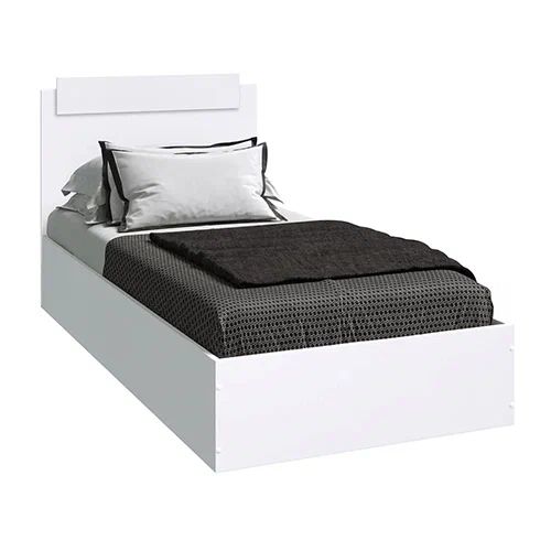 Кровать ЭКО 90х200 Белый гладкий