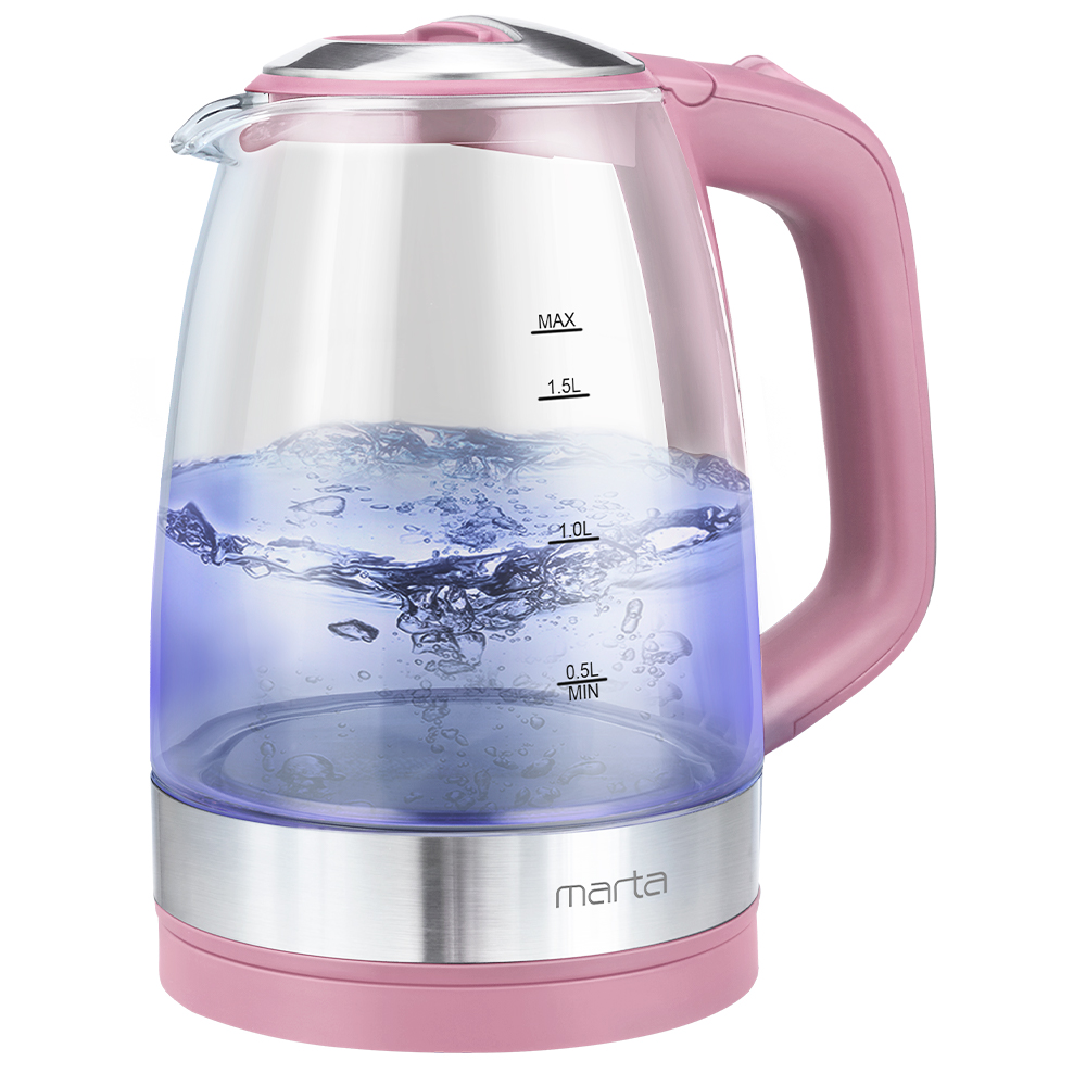 Чайник электрический Marta MT-1078 1.7 л розовый