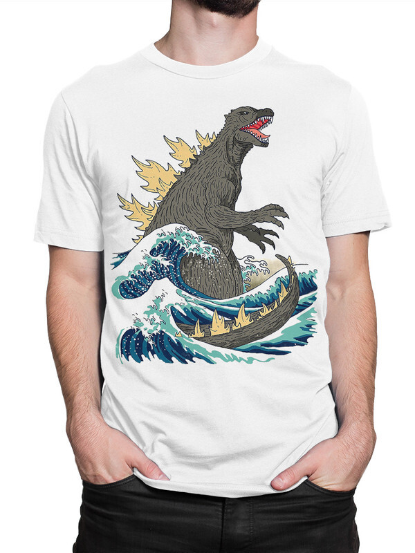 Футболка мужская DreamShirts Studio Годзилла 323-godzilla-2 белая L