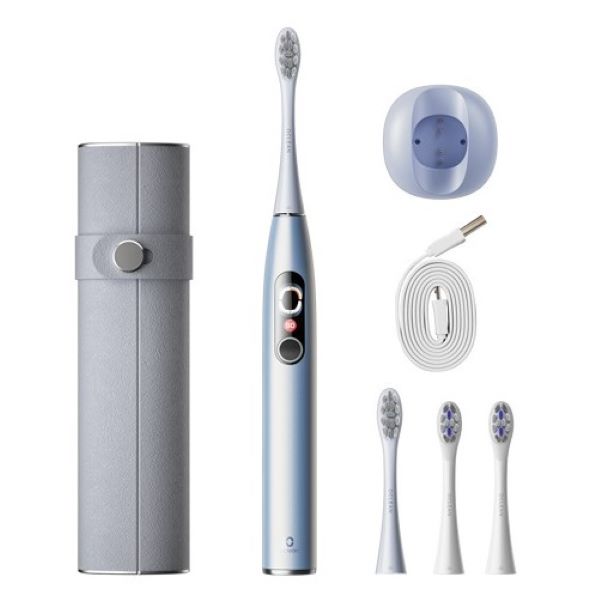 Электрическая зубная щетка Oclean X Pro Digital Set серебристый