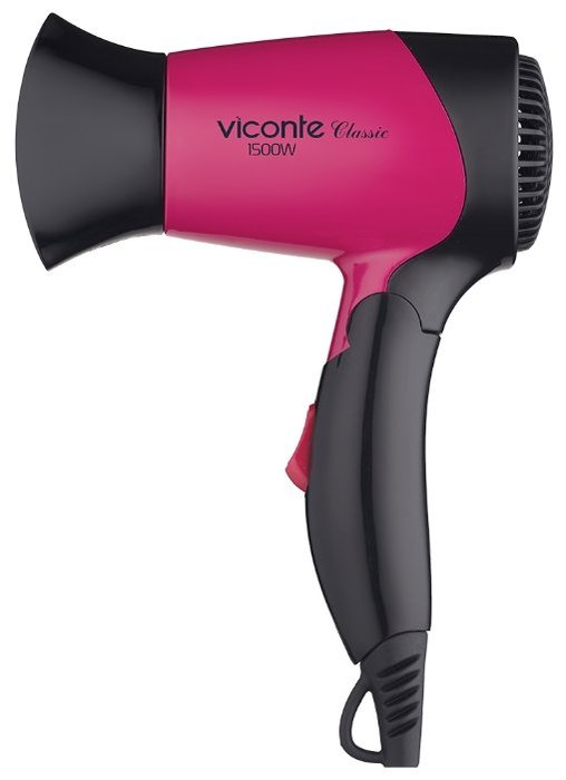 Фен Viconte VC-3748 1500 Вт Pink, Black