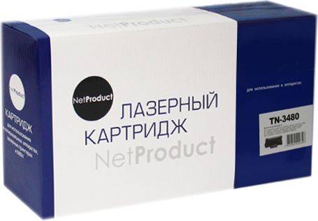 Тонер-картридж NetProduct (N-TN-3480) для Brother HL-L5000D/5100DN/5200DW, 8K
