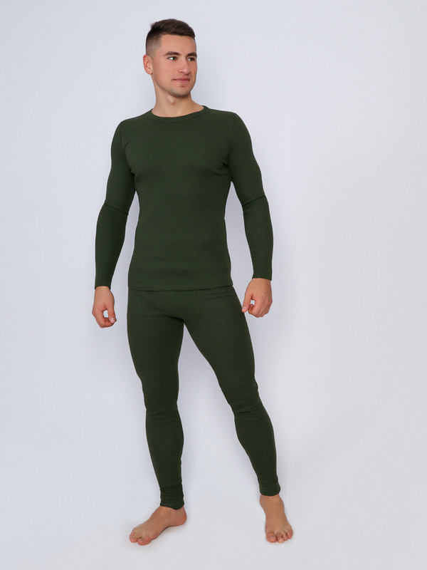 Комплект домашний мужской Fashion Margo КМ001 зеленый 52 RU