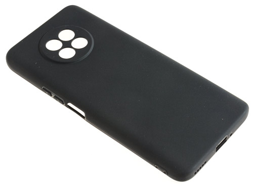 Силиконовый чехол TPU Case матовый для Huawei Honor X20 черный