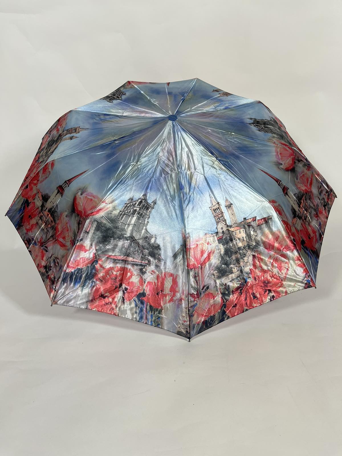 Зонт женский YOANA 7795 розово-голубой