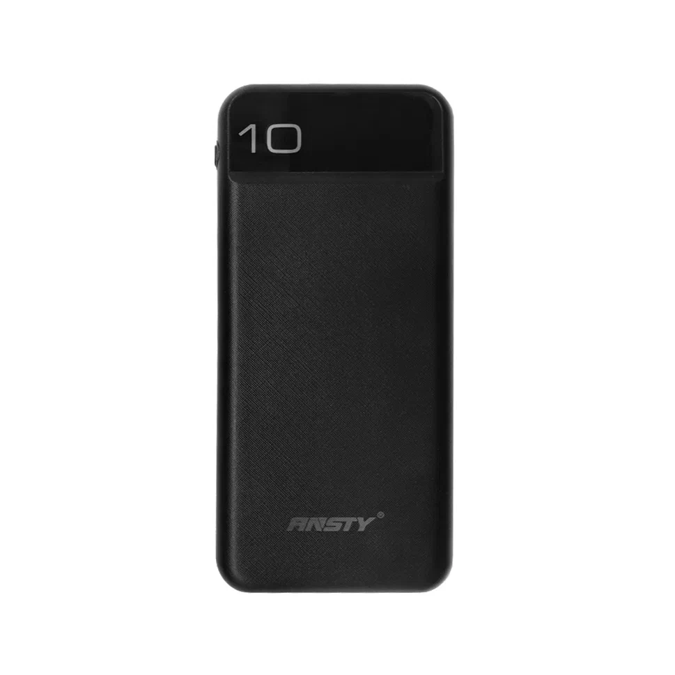 Внешний аккумулятор ANSTY AP-009 11200 mAh 2 USB с дисплеем Черный