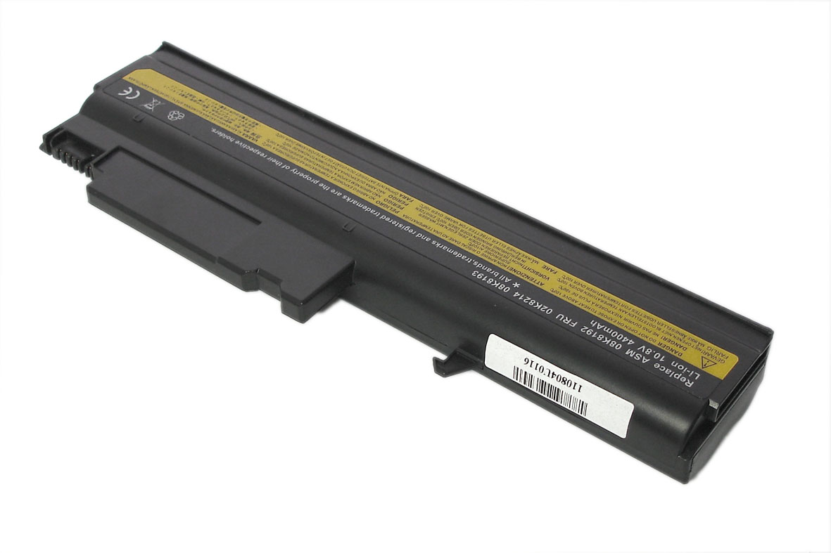 Аккумуляторная батарея OEM для ноутбука Lenovo Thinkpad T40 R50 92P1089 5200mAh