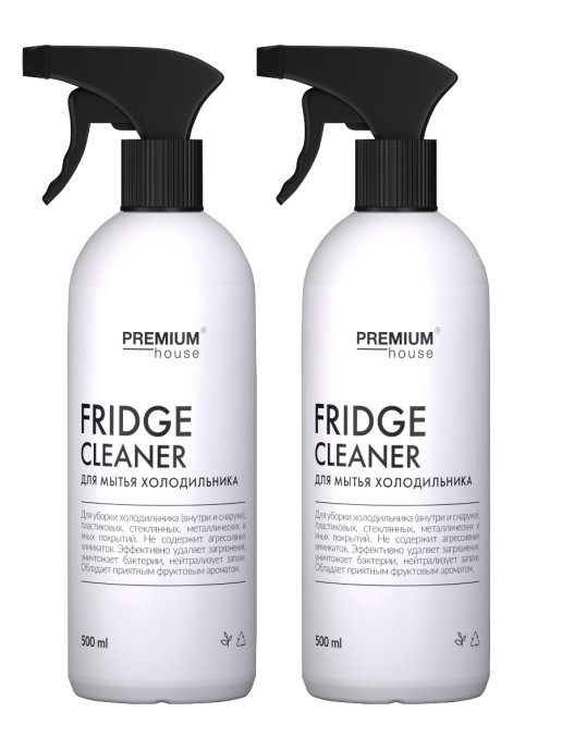 Для мытья холодильника против грязи и запаха PREMIUM HOUSE Fridge cleaner 500 мл х 2 шт