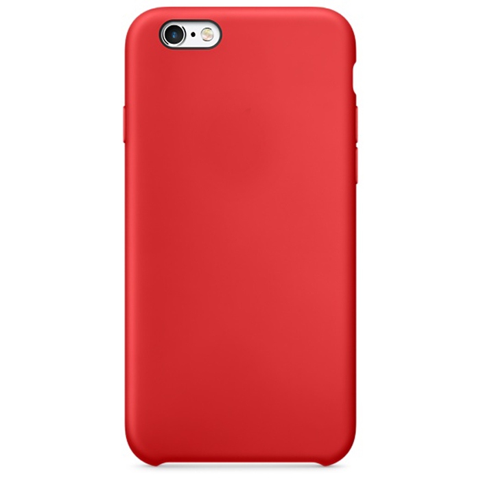 Силиконовый чехол Silicone Case для iPhone 6 / 6S, красный