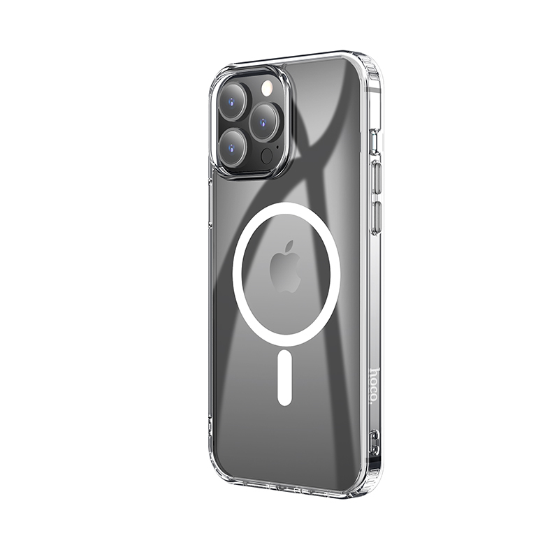 Чехол силиконовый Hoco для iPhone 13 Pro Magnetic series прозрачный
