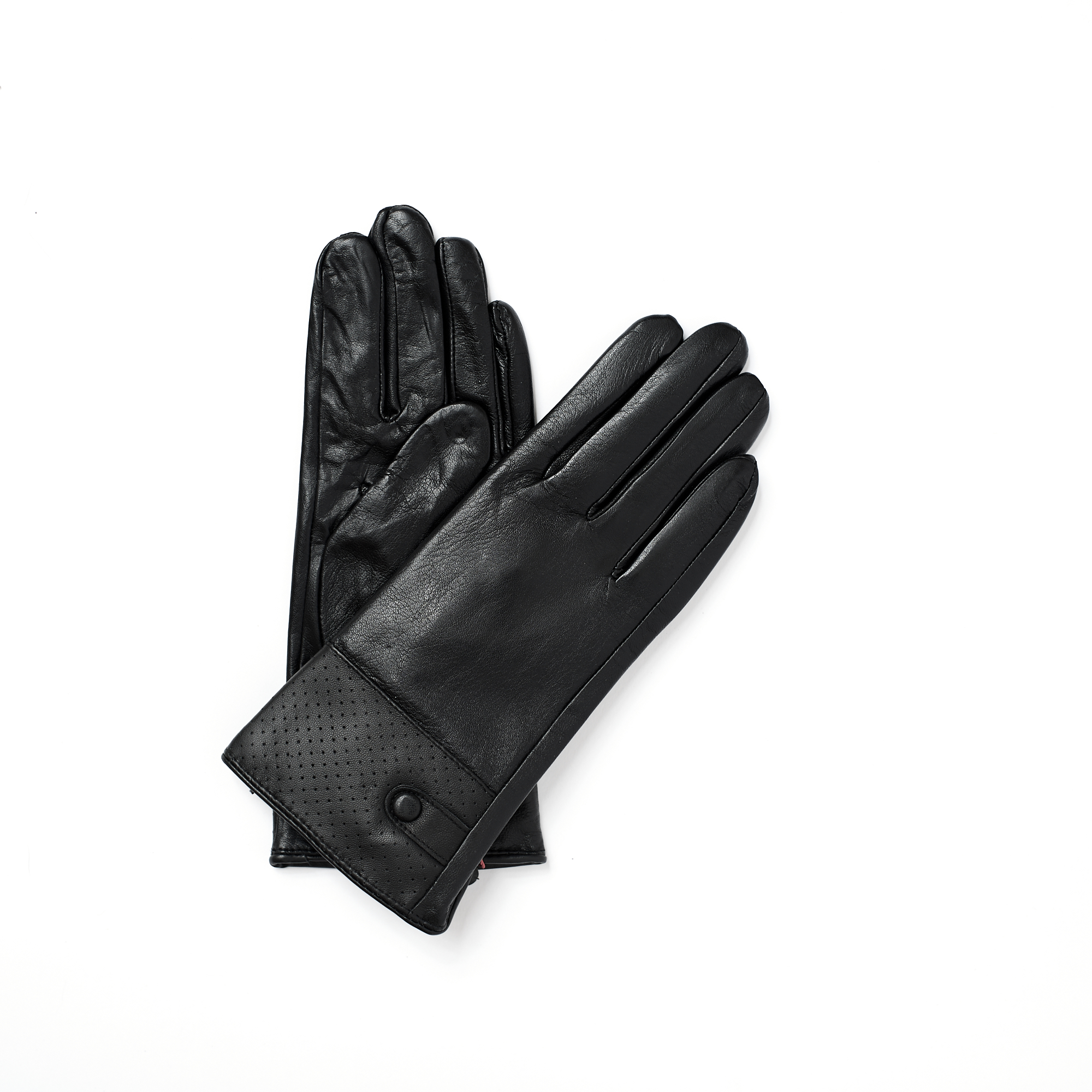 Перчатки женские Albertini 14K-3 черные, р. 7