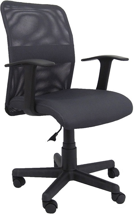 Компьютерное кресло Евростиль Комфорт Т ткань-сетка серая