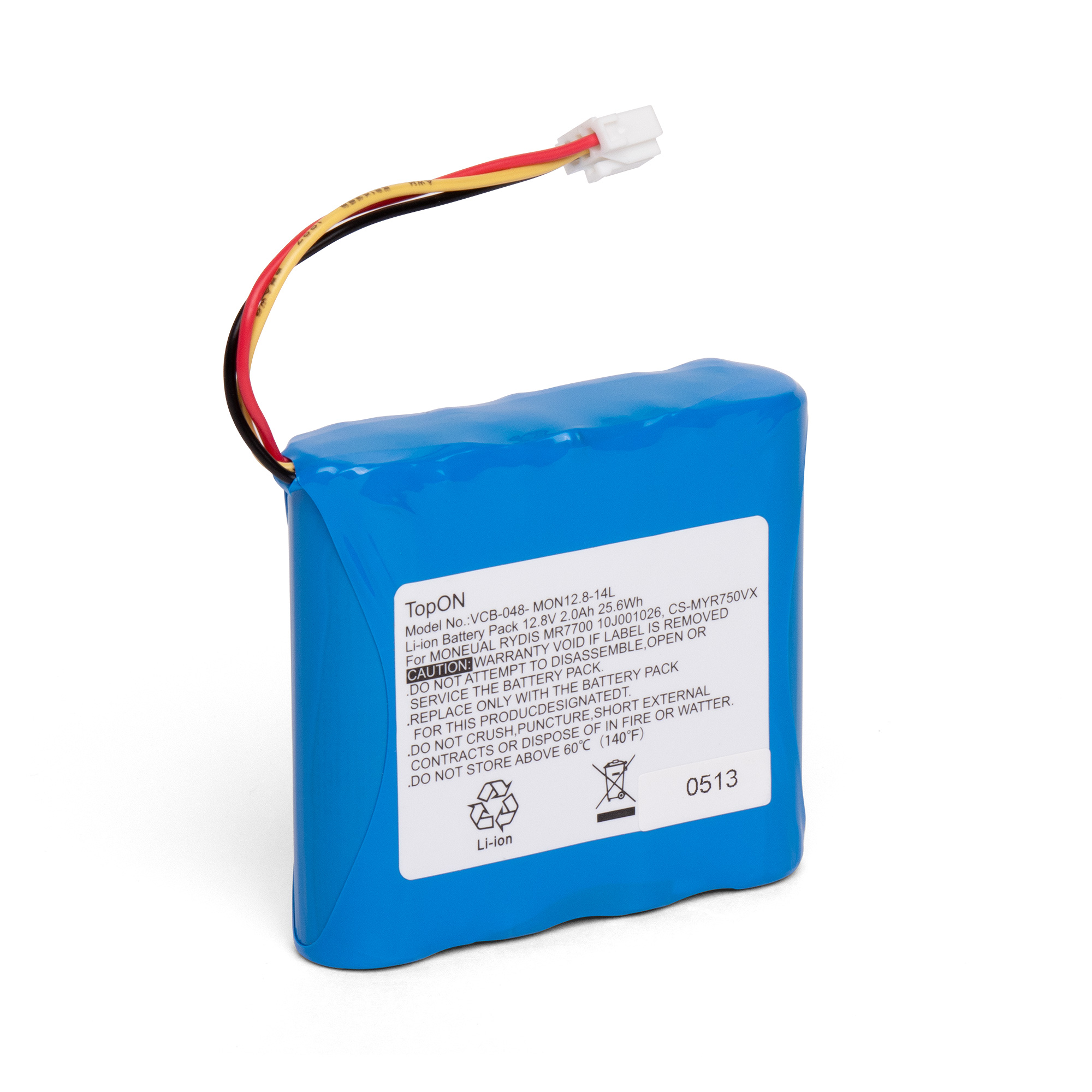 Аккумулятор для робота-пылесоса Moneual 12.8V 1400mAh Ni-MH. PN: 10J001026, TOP-MR770-14