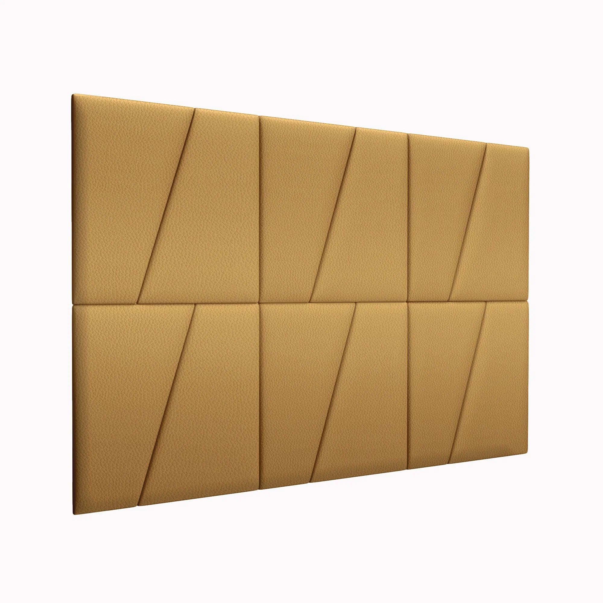 Панель кровати Eco Leather Gold 50х50DP см 2 шт.