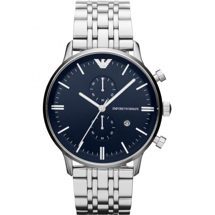 Наручные часы мужские Emporio Armani AR80013 серебристые