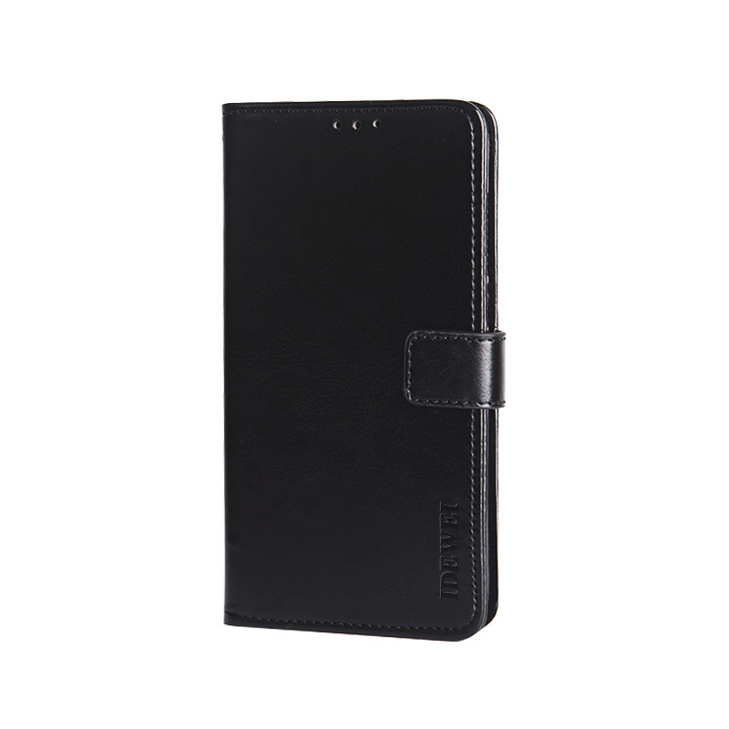 Чехол-книжка MyPads Porta Biglietti для Samsung Galaxy A23 из эко-кожи черный
