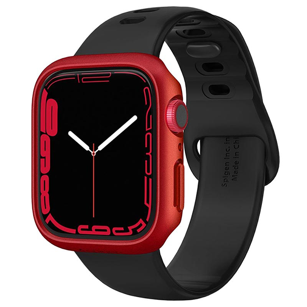 Чехол Spigen ACS04177 для смарт-часов Apple Watch Series 7 45 mm красный