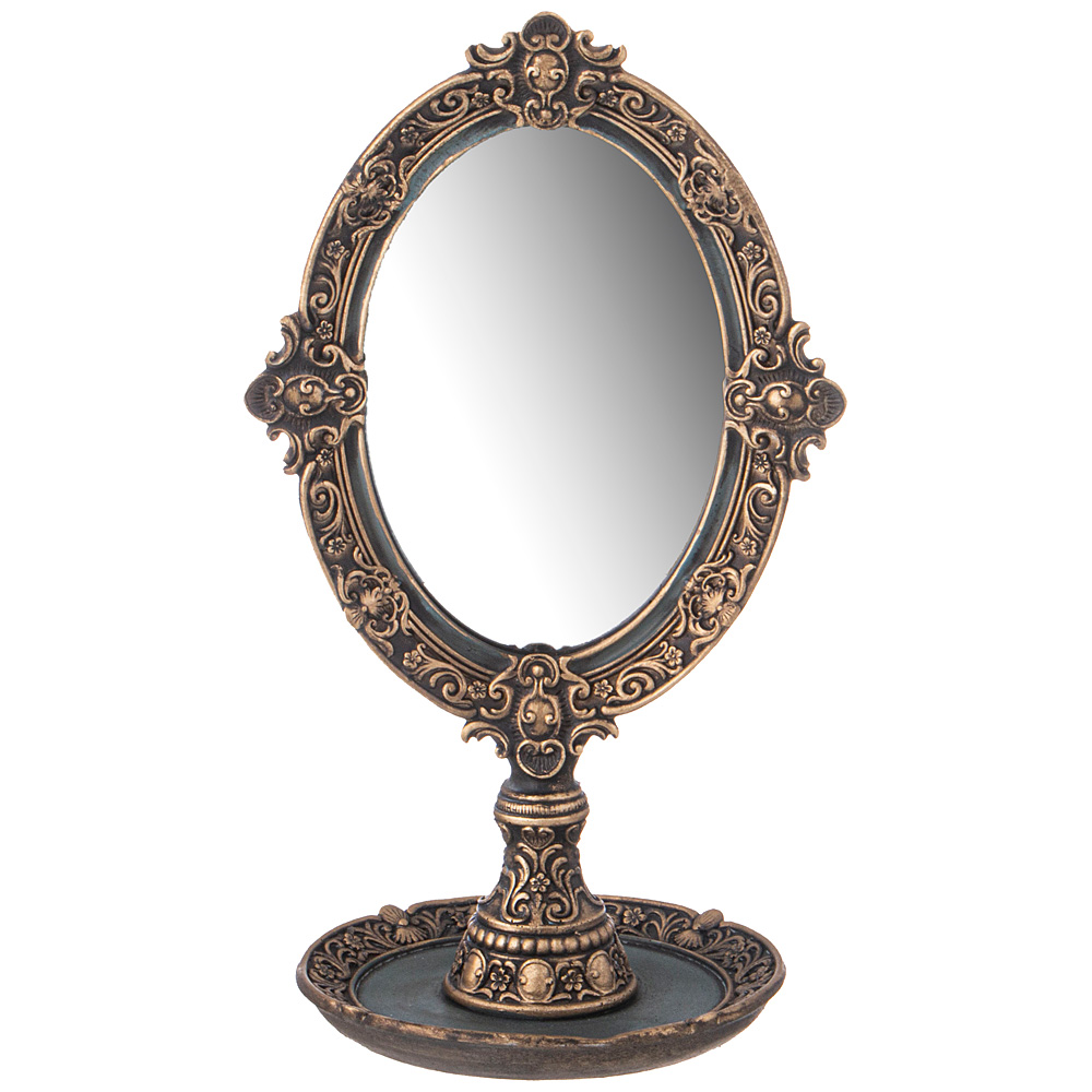 Зеркало настольное коллекция рококо , 15,5х12,7 cm Lefard (176844)