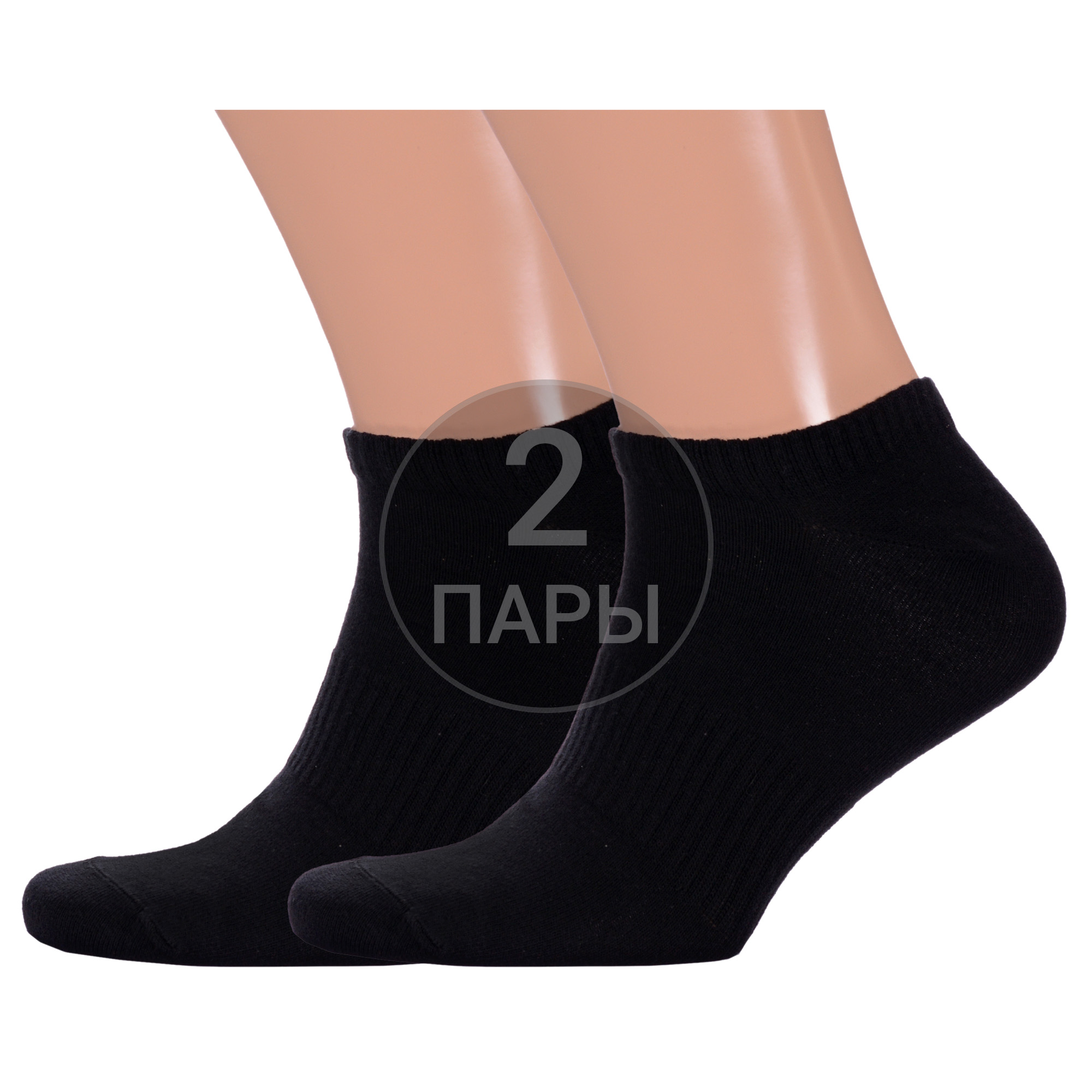 Комплект носков мужских Красная Ветка 2-С-1399 черных 25 2 пары