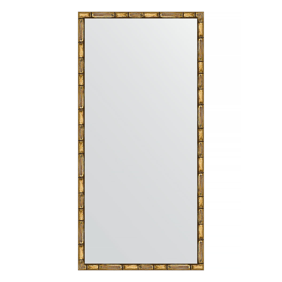 Зеркало в раме 48x98см Evoform BY 0695 золотой бамбук