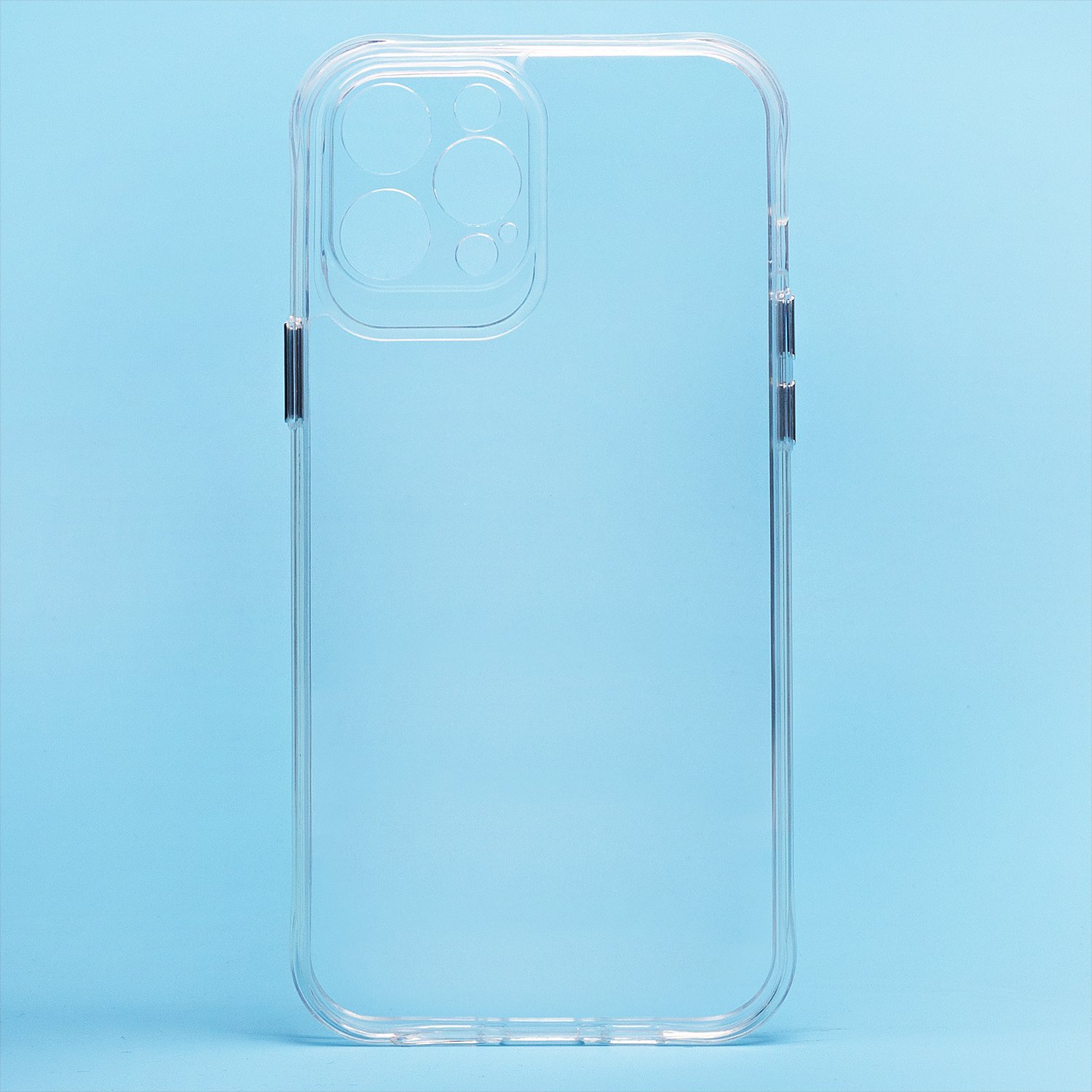 Чехол iPhone 12 Pro Max силиконовый Space <прозрачный>