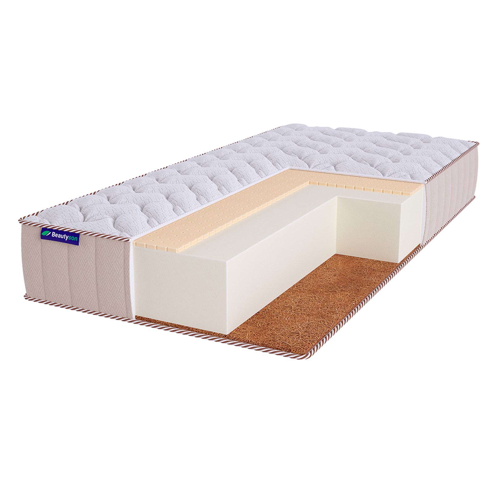 Матрас Beautyson Roll Foam 18 Balance Lux, 140х145, 22 см, беспружинный