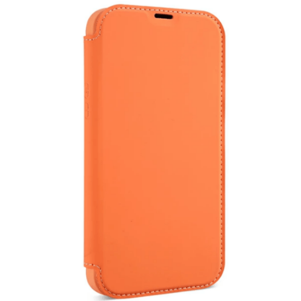 Чехол-книжка iPhone 12 Pro Max; оранжевый
