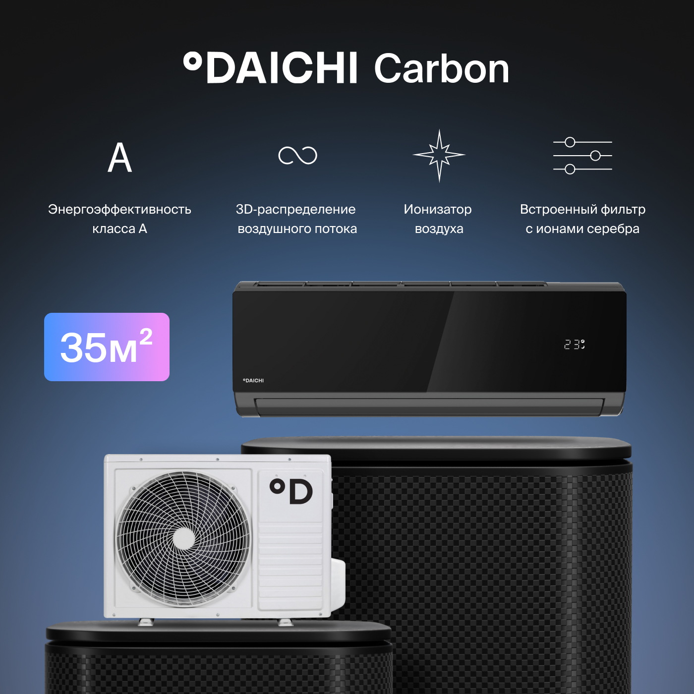 Сплит-система Daichi DA35DVQ1-B2/DF35DV1-2