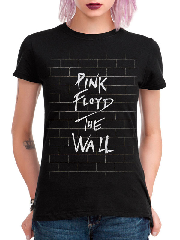 Футболка женская Design Heroes Pink Floyd - The Wall черная XS